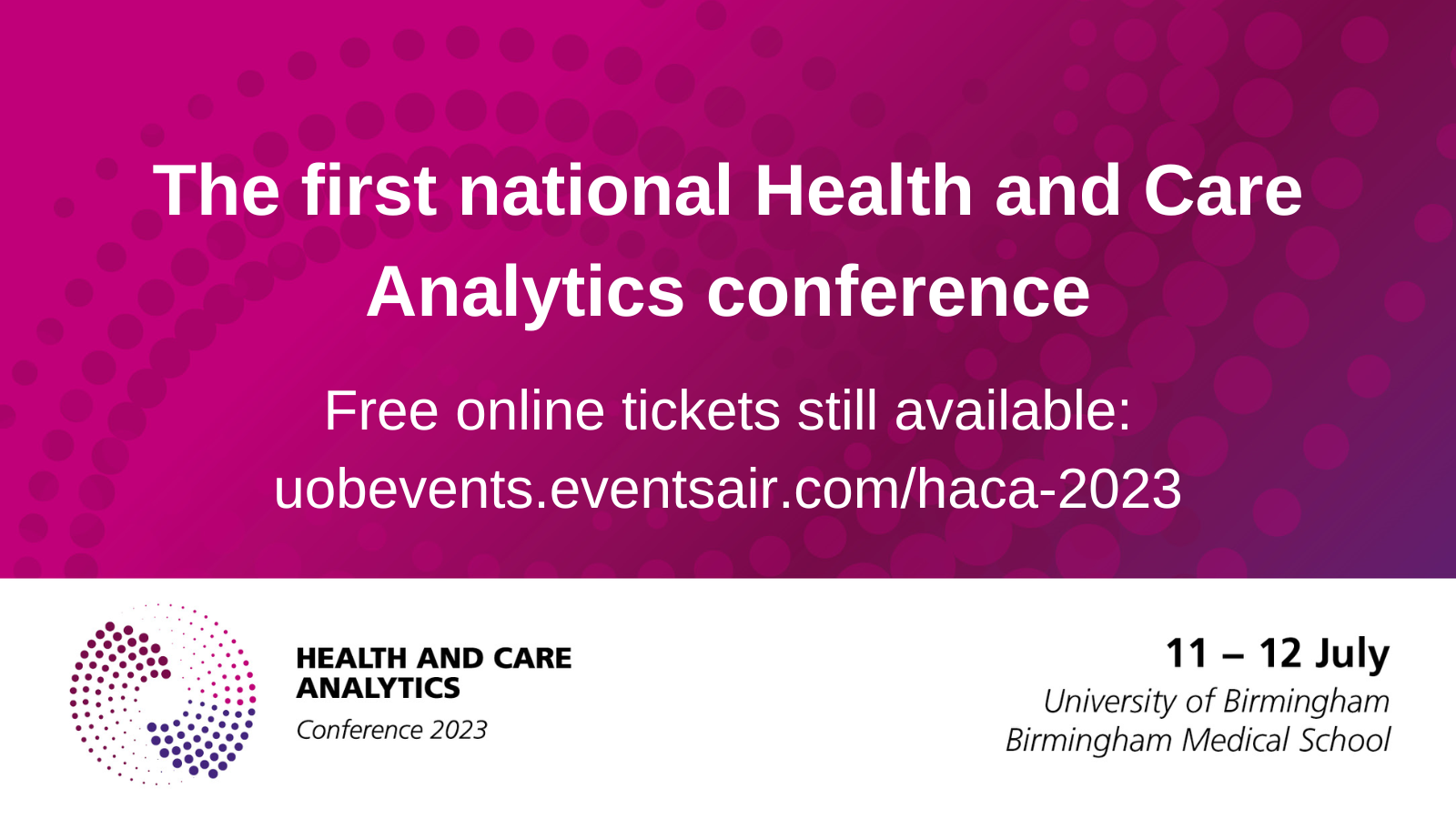 Health and Care Analytics Conference - NHS Midlands and Lancashire